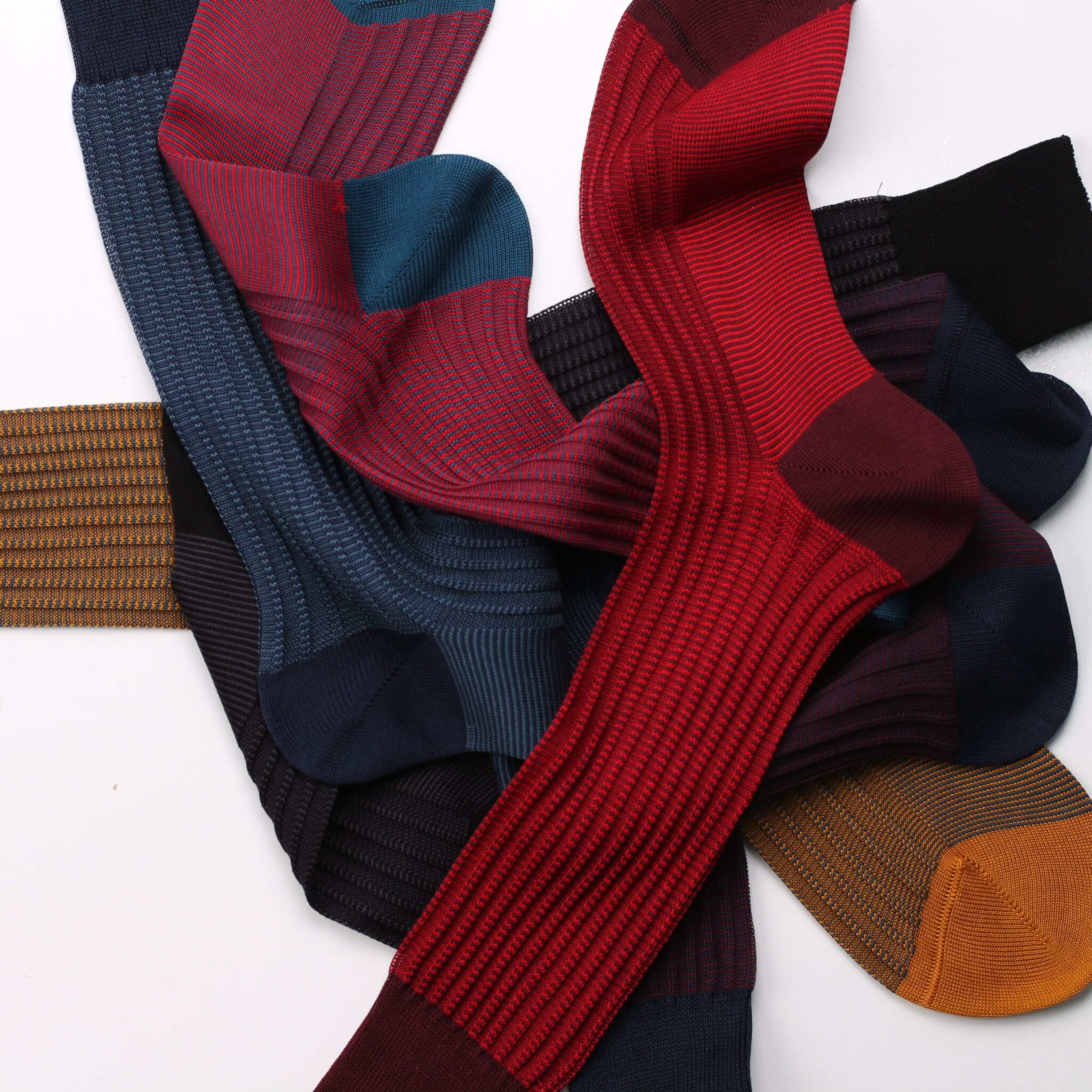 New ! | Mens Socks | Striped Socks | Wedding Socks | Navy Blue Cotton ...