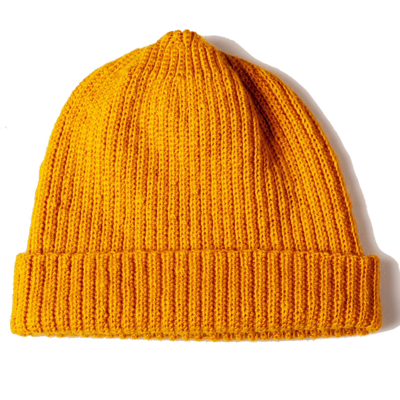 Mustard Hand Knitted Soft Merino Wool Beanie – Celchuk